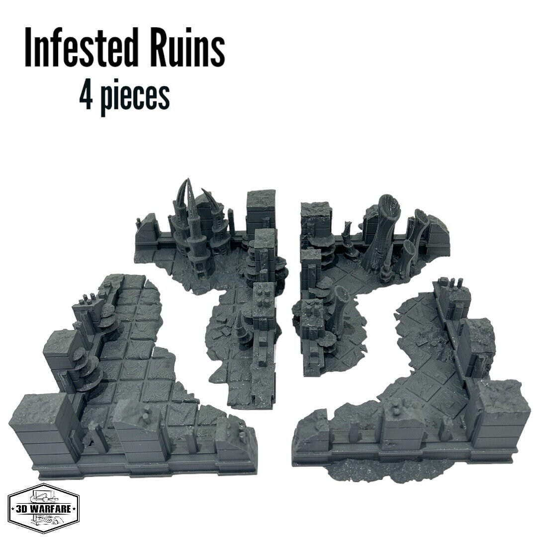 Tulipa Alien Infested Ruins Scenery Scatter Terrain for 28/32mm ...