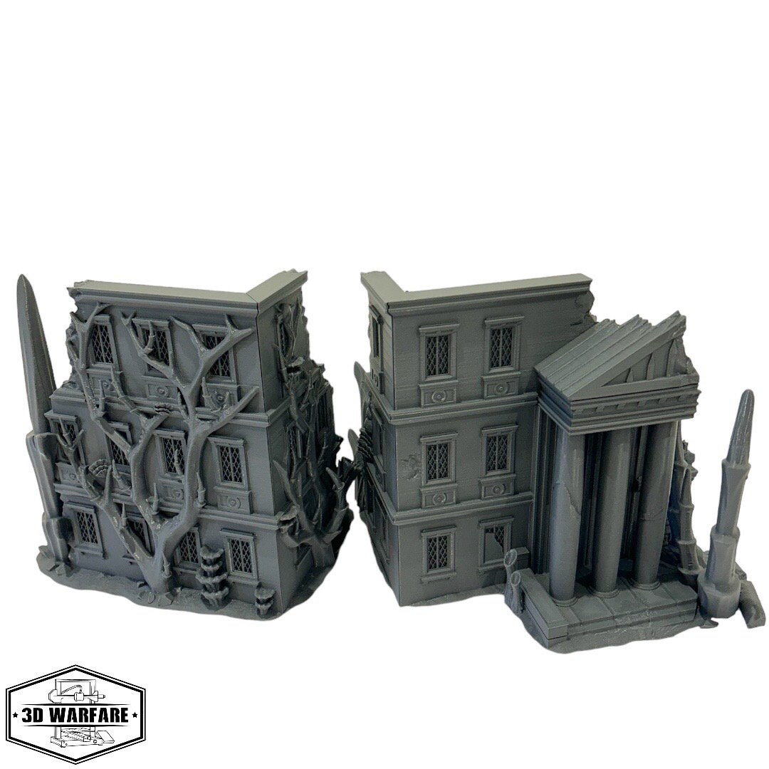 Alien Flora Corner Ruins Scenery Scatter Terrain for 28mm/32mm Tabletop ...