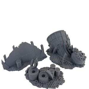 Orc Barricades Scenery Scatter Terrain for 28mm/32mm Tabletop Miniature ...