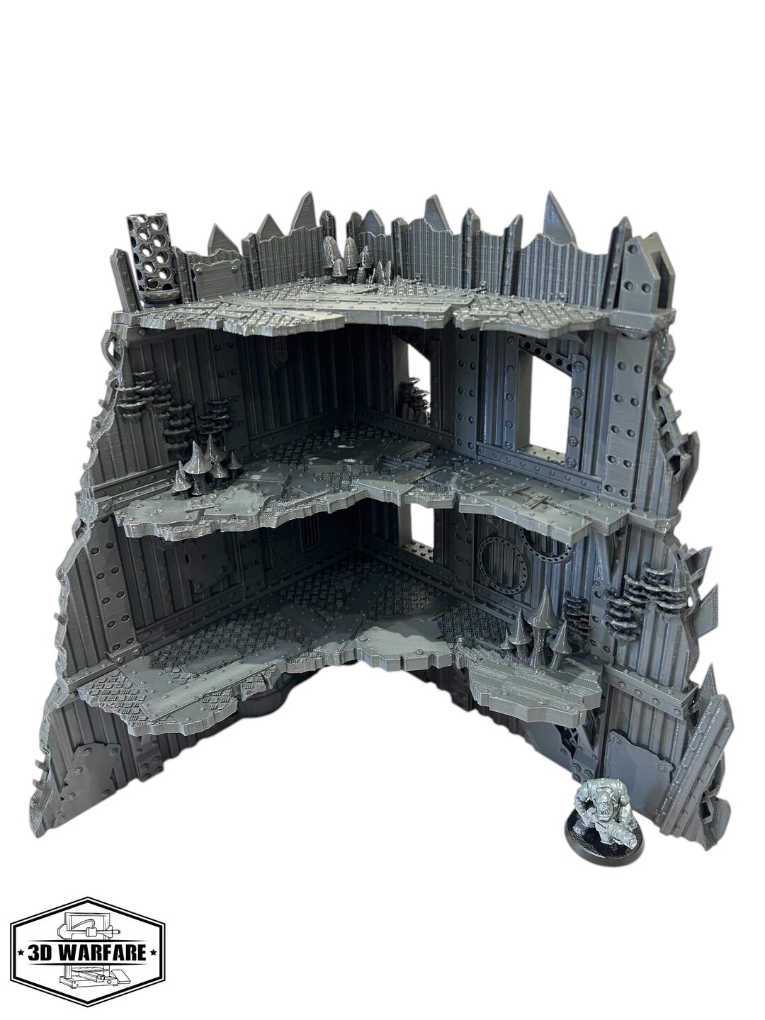 Orc Ruin Building Scenery Terrain for 28/32mm Tabletop Miniature ...