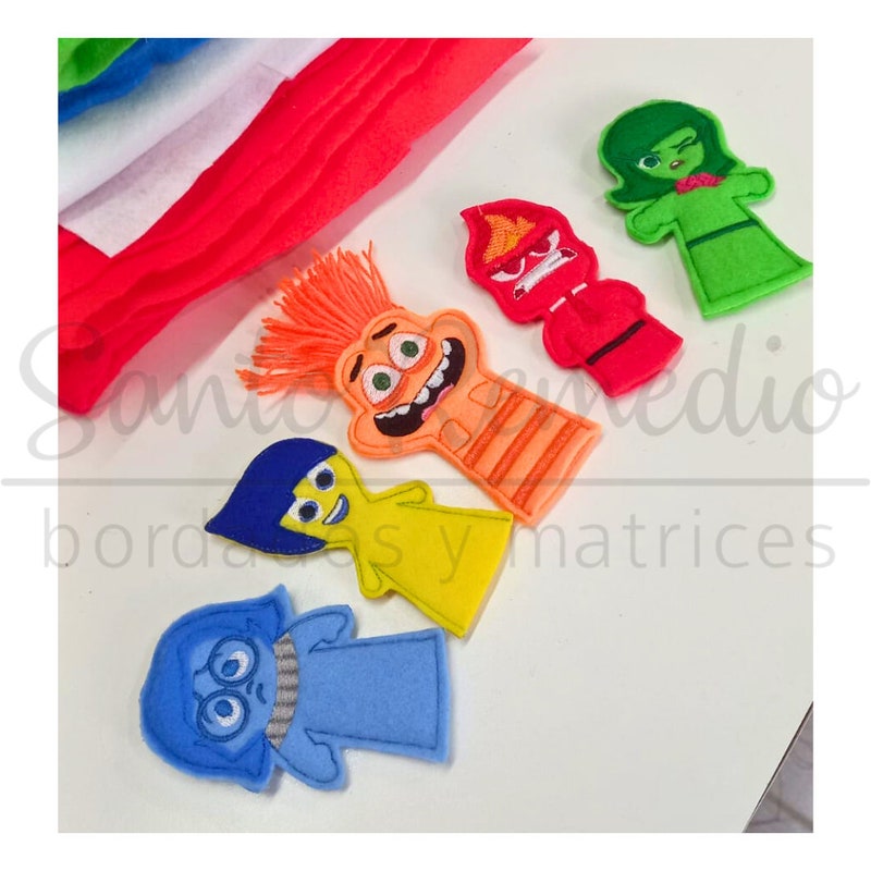 Finger Puppets Machine Embroidery - Etsy