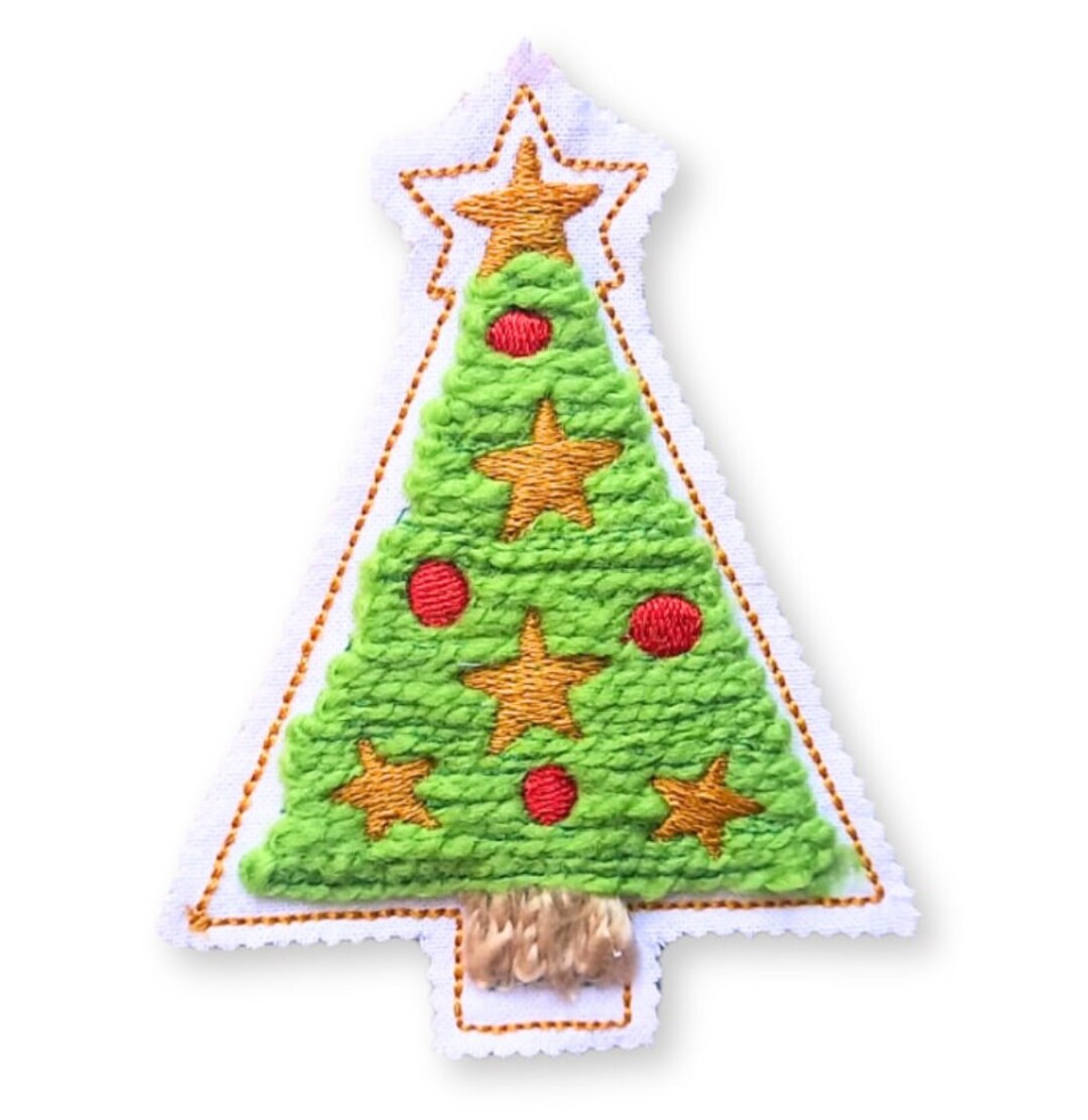 Matrix Embroidery Christmas Tree Ornaments for Wool 11cm Machine ...