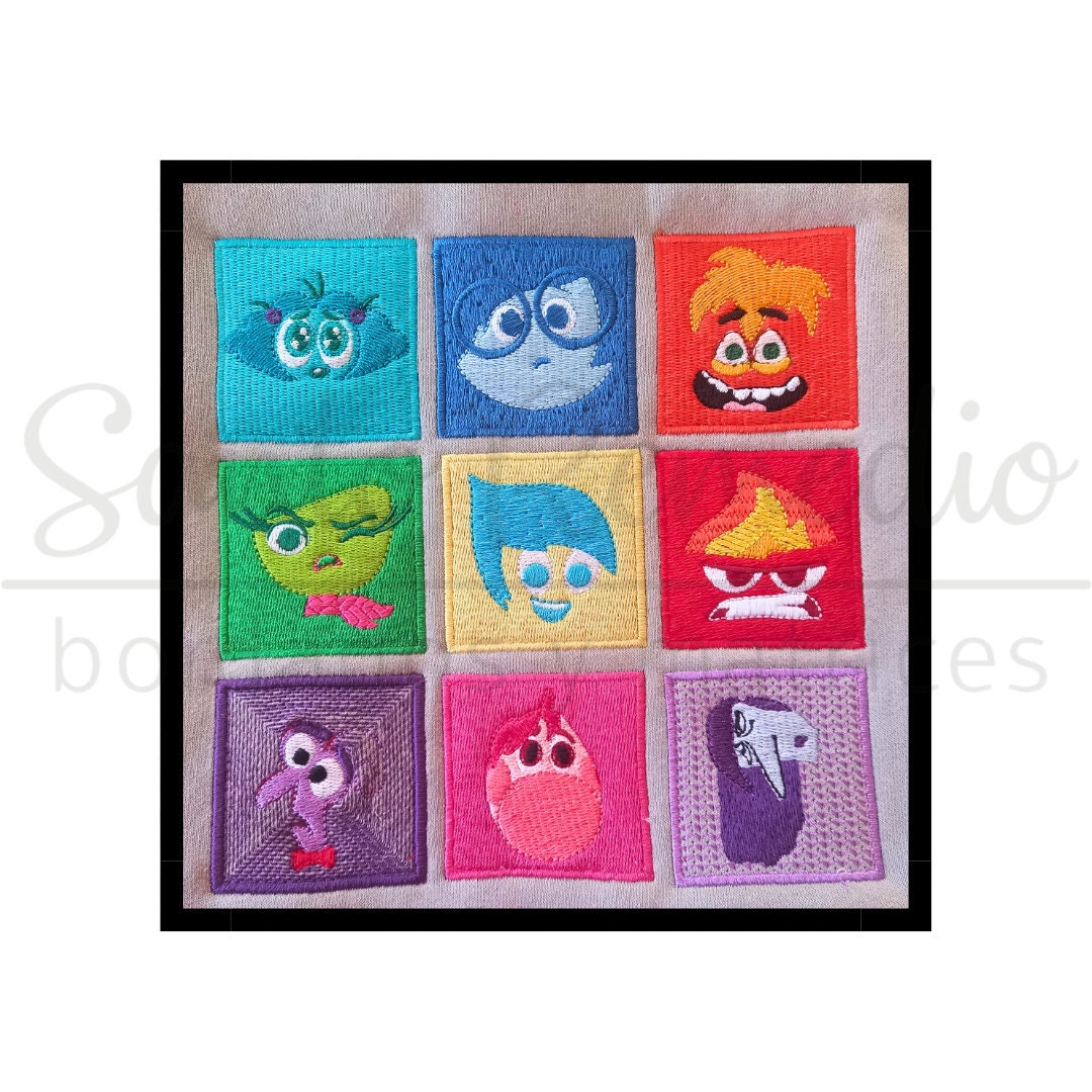 Matrix Embroidery Characters Intensely X9 Emotions 6cm Machine ...