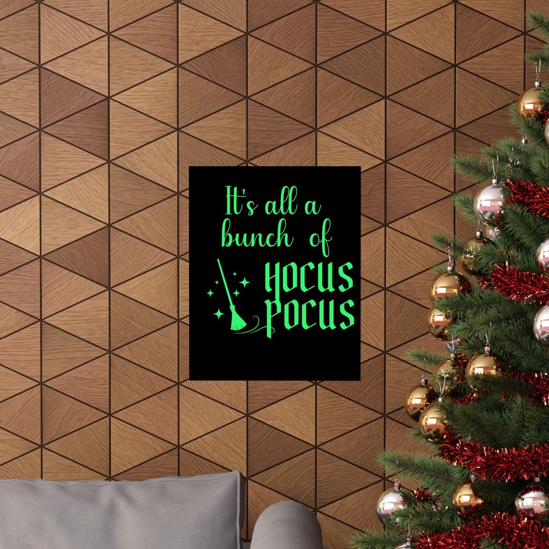 Hocus Pocus Wall Decor, Dark Aesthetic Wall Art, Halloween Decoration ...