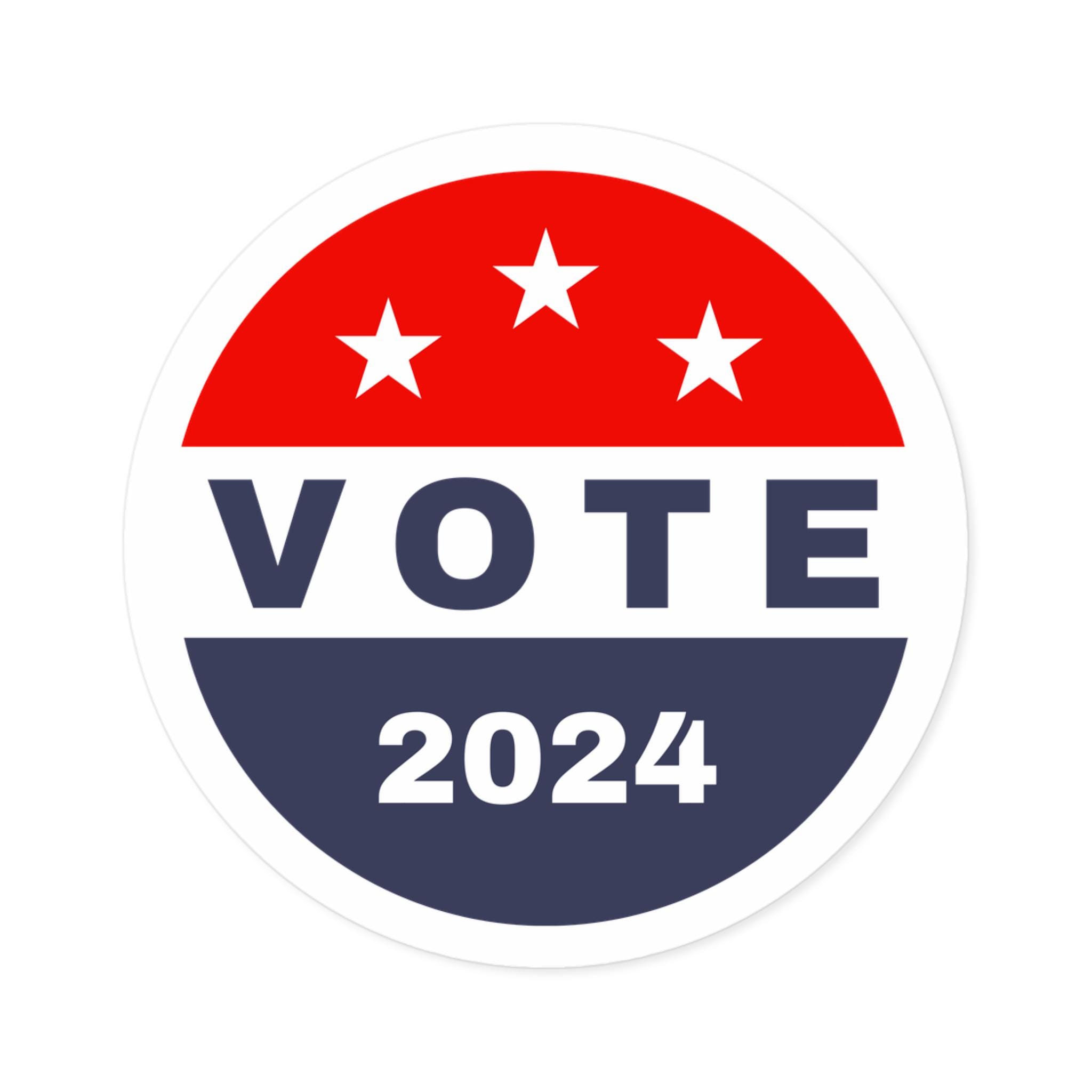 Political 2024 US Election Sticker, 2024 US Presidential Elections ...