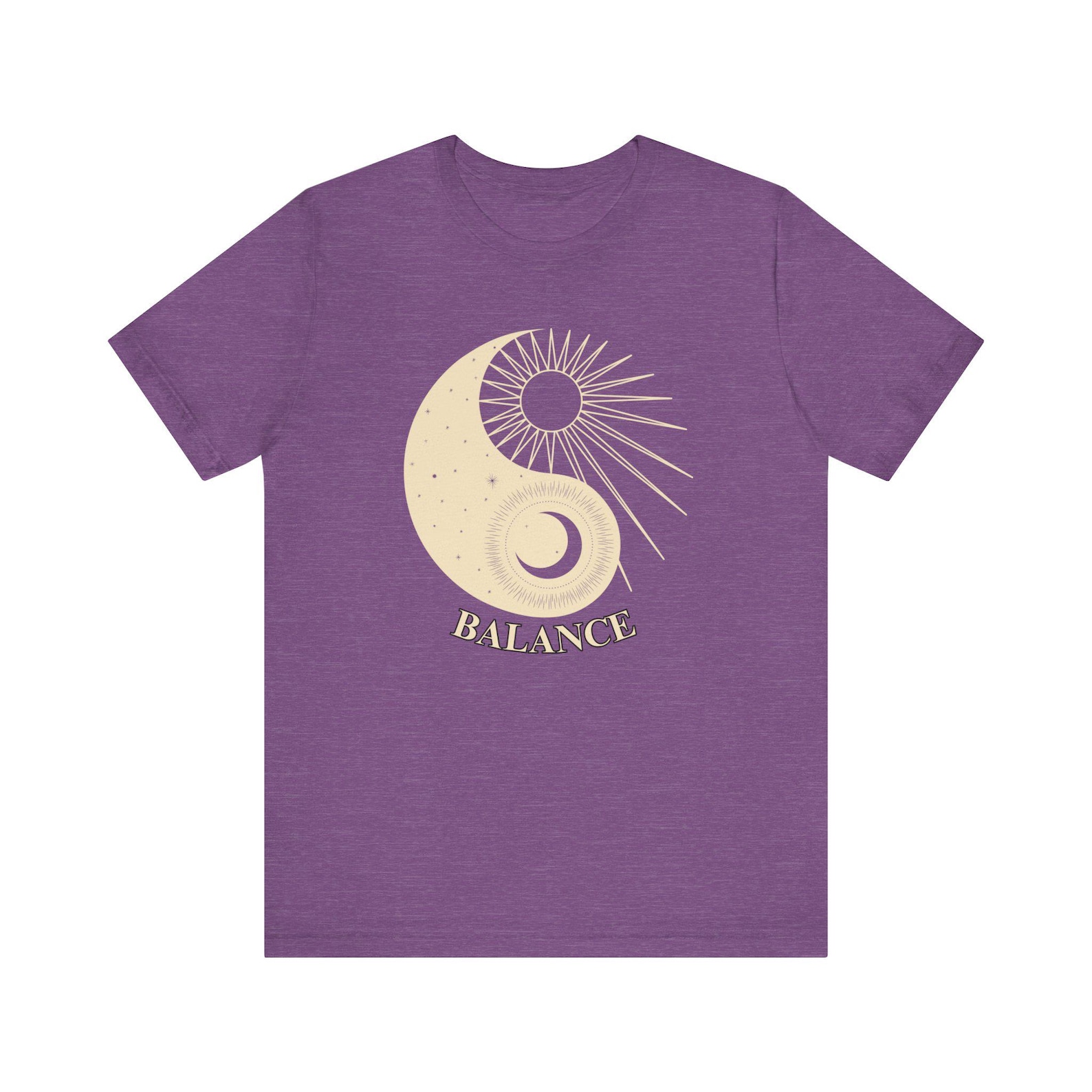 Sun Moon Shirt, Nature Tee, Balance Shirt, Harmony T-shirt, Mystical ...