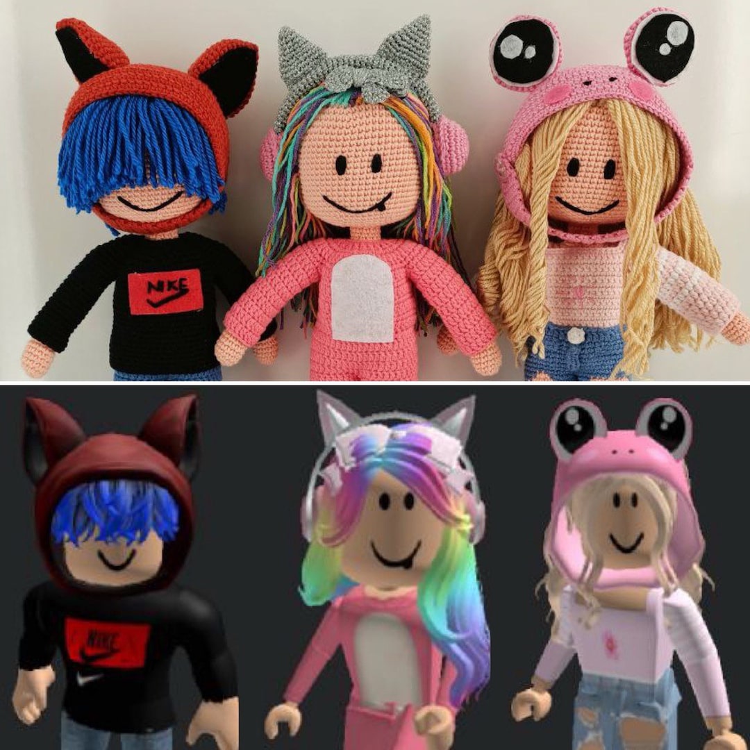 Crochet Roblox Avatar, Your Roblox Character, Custom Roblox Avatar ...