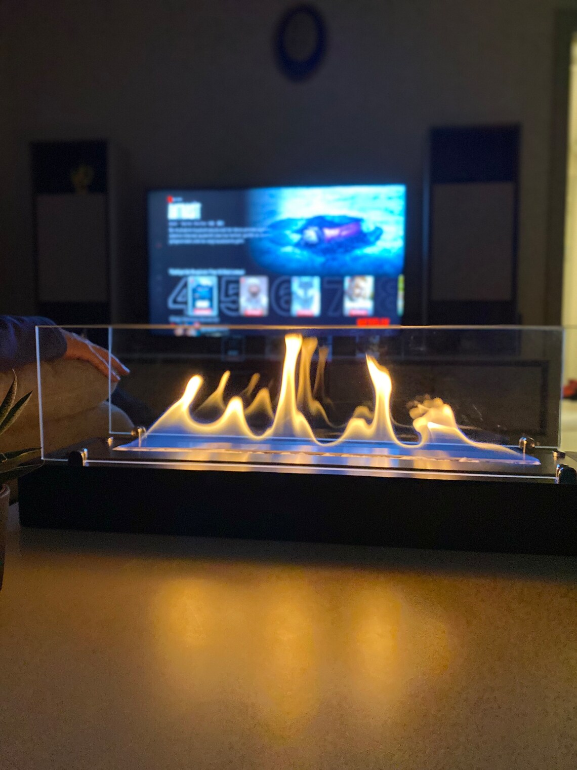 Fathers Day Gift, Desktop Fireplace, Tabletop Fireplace, Handmade ...