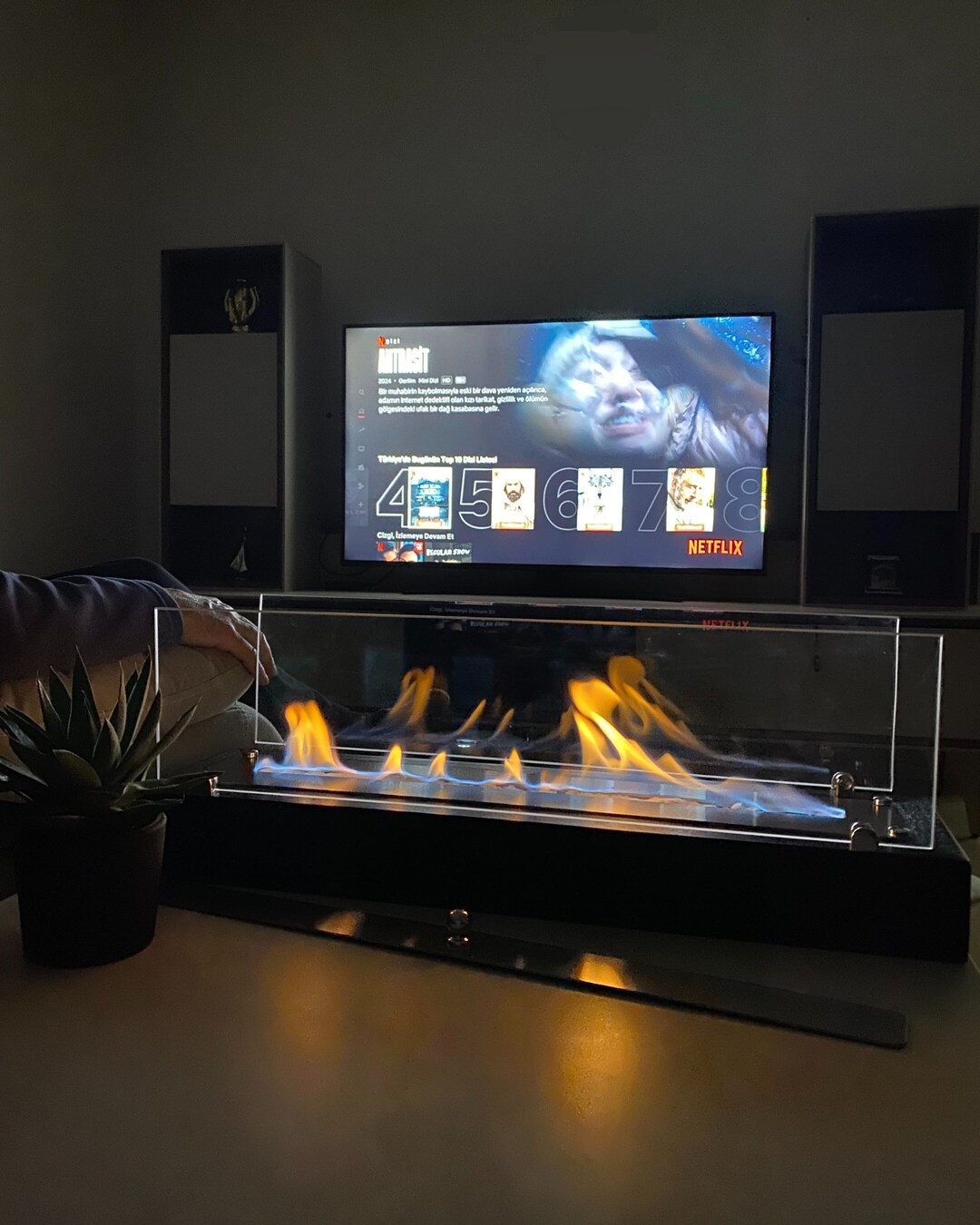 Fathers Day Gift, Desktop Fireplace, Tabletop Fireplace, Handmade ...