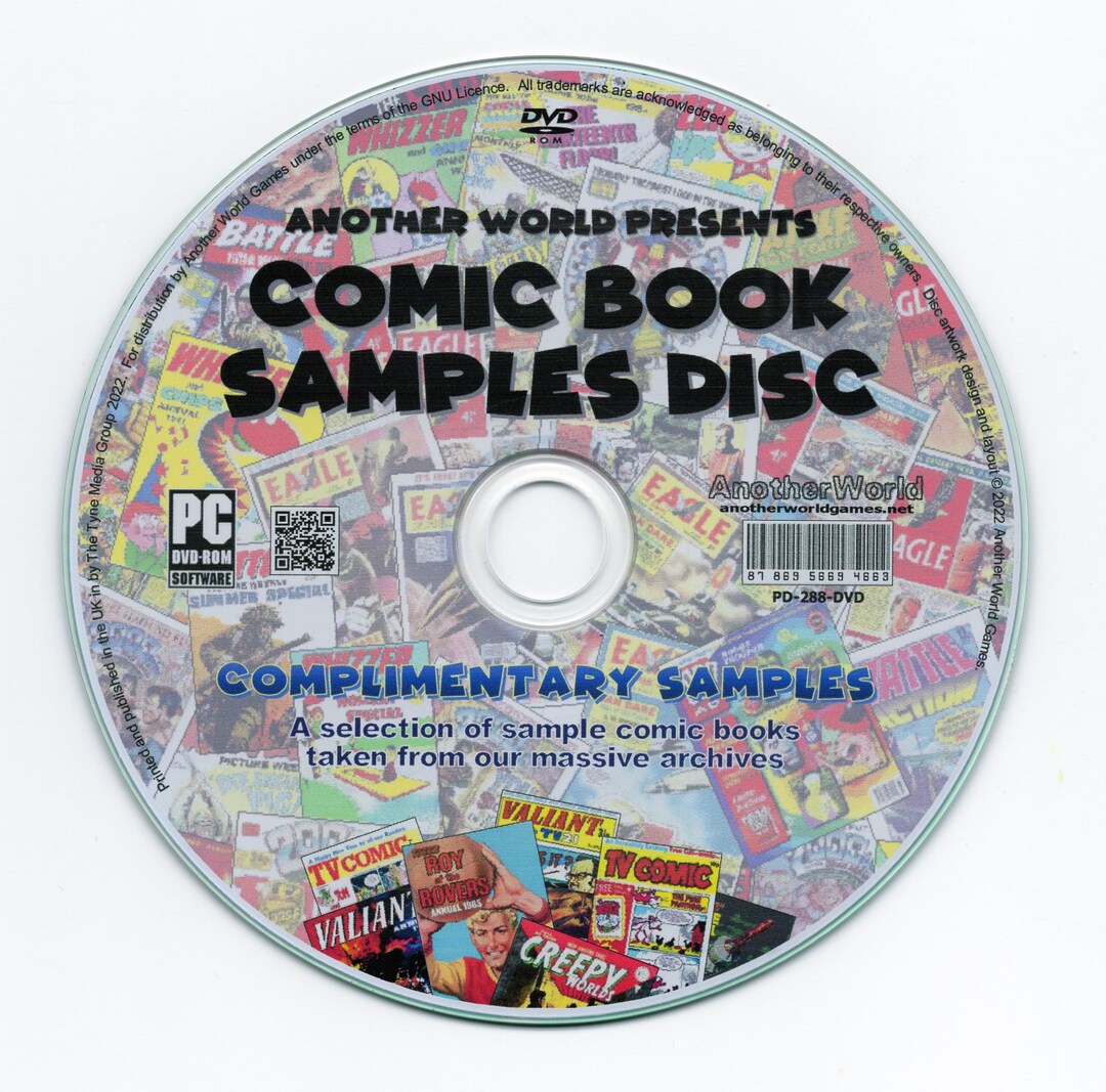 Comic Samples Compilation Pack the Comic Book Collection on - Etsy UK