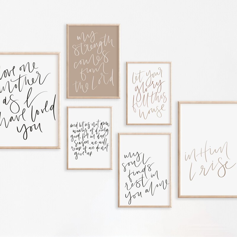 Hand Lettered Bible - Etsy