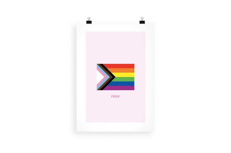 Pride Flag LGBTQ Poster as Digital Download - Etsy Australia