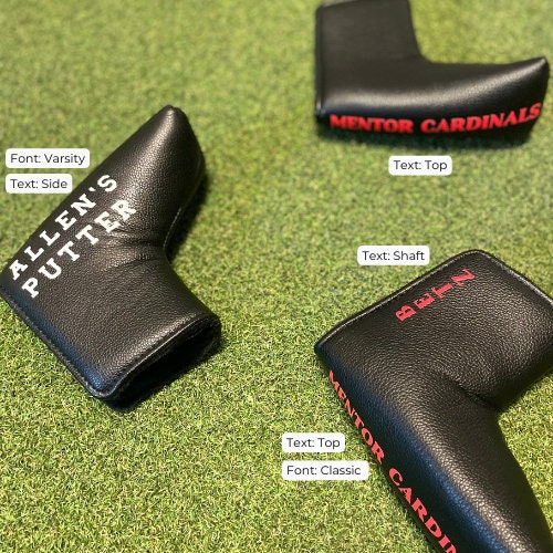 CUSTOM Putter Head Cover Multiple Icons - Etsy