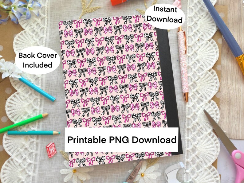 Printable Composition Notebook Cover PNG Back to School Personal ...