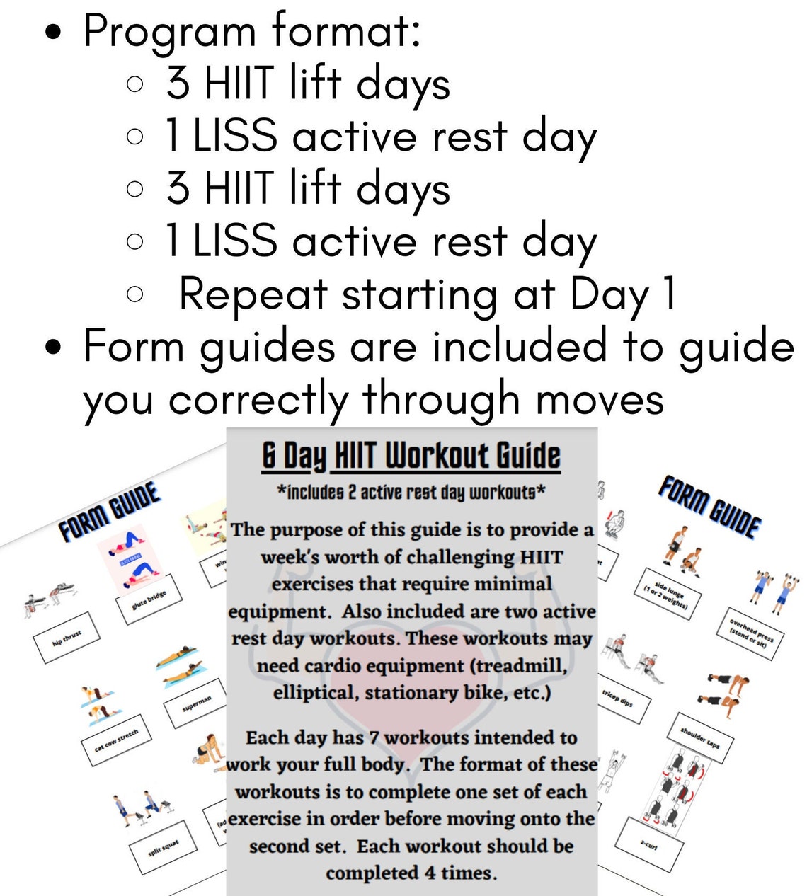 Interactive Workout Plan and Tracker Journal, Digital Workout Plan ...