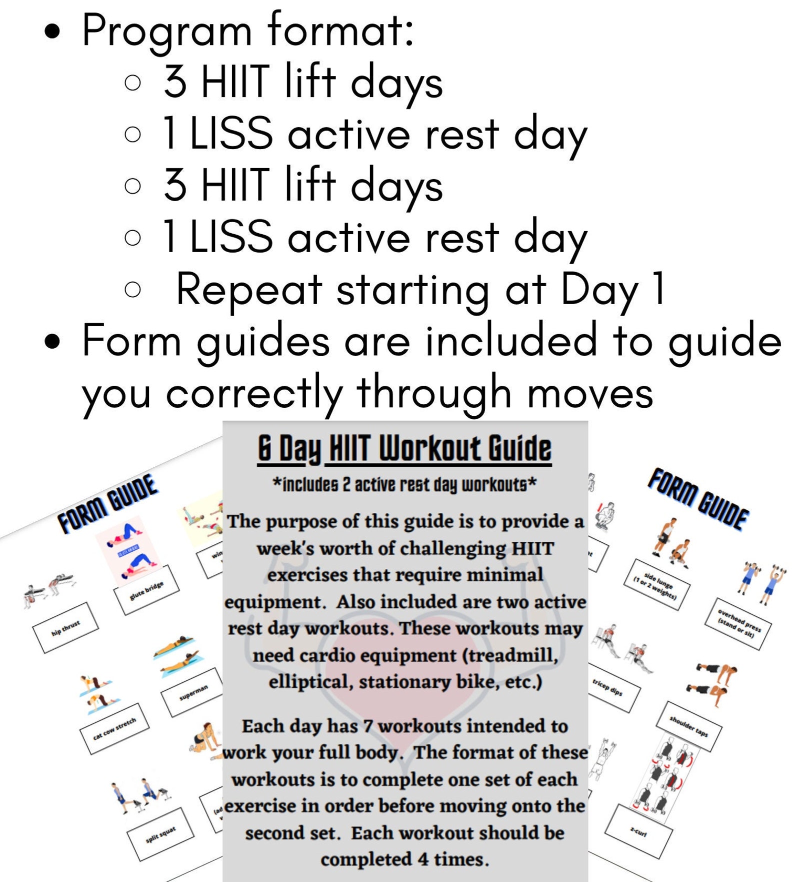 Interactive Workout Plan and Tracker Journal, Digital Workout Plan ...