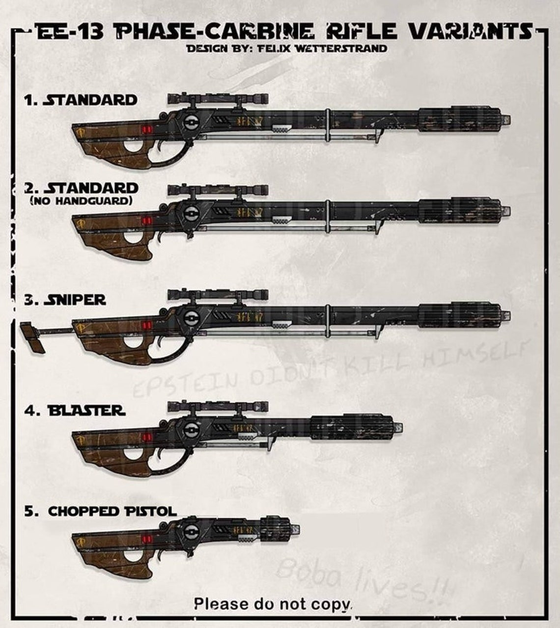 Star Wars EE-13 Blaster Rifle System Sniper Variant - Etsy