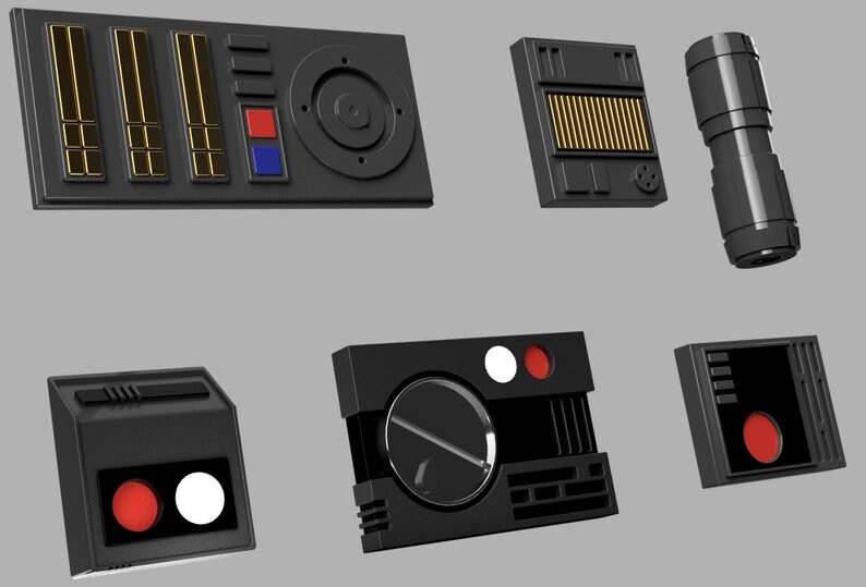 Star Wars Themed Greeblies STL Files for 3d Printing - Etsy UK