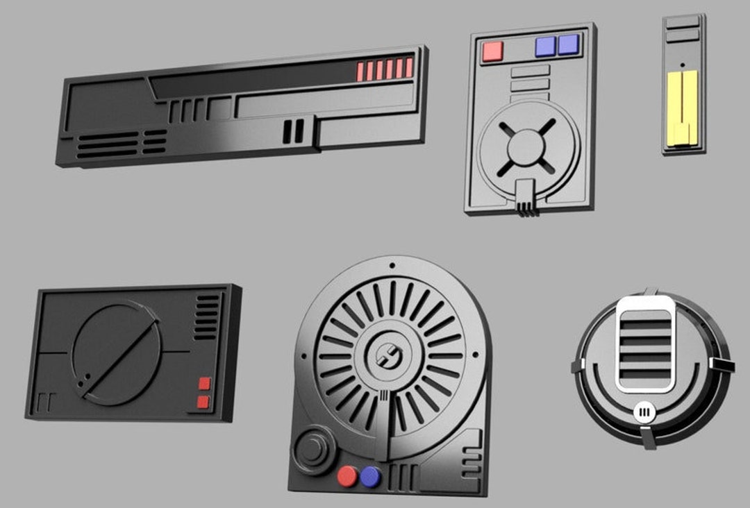 Star Wars Themed Greeblies - STL Files for 3d Printing - Etsy