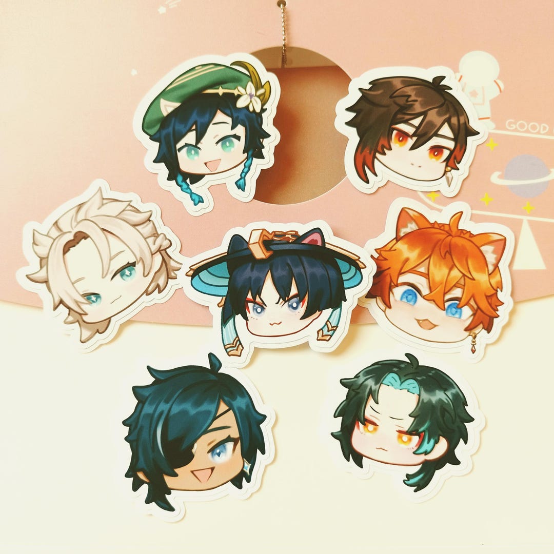 Genshin Impact Chibi Heads - Etsy