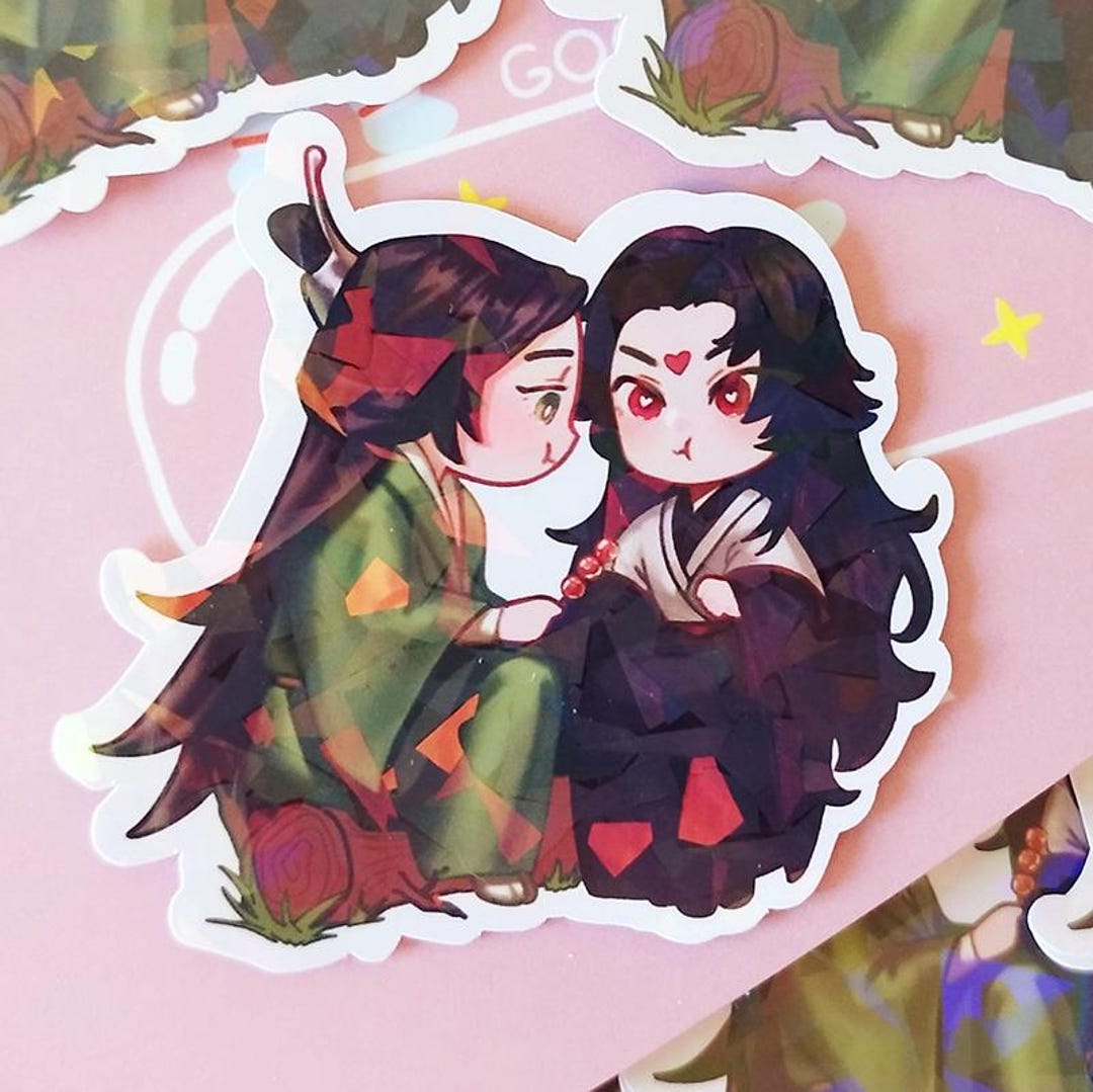 SVSSS Bingqiu Chibi Holo Sticker, Scum Villain Self Saving System ...