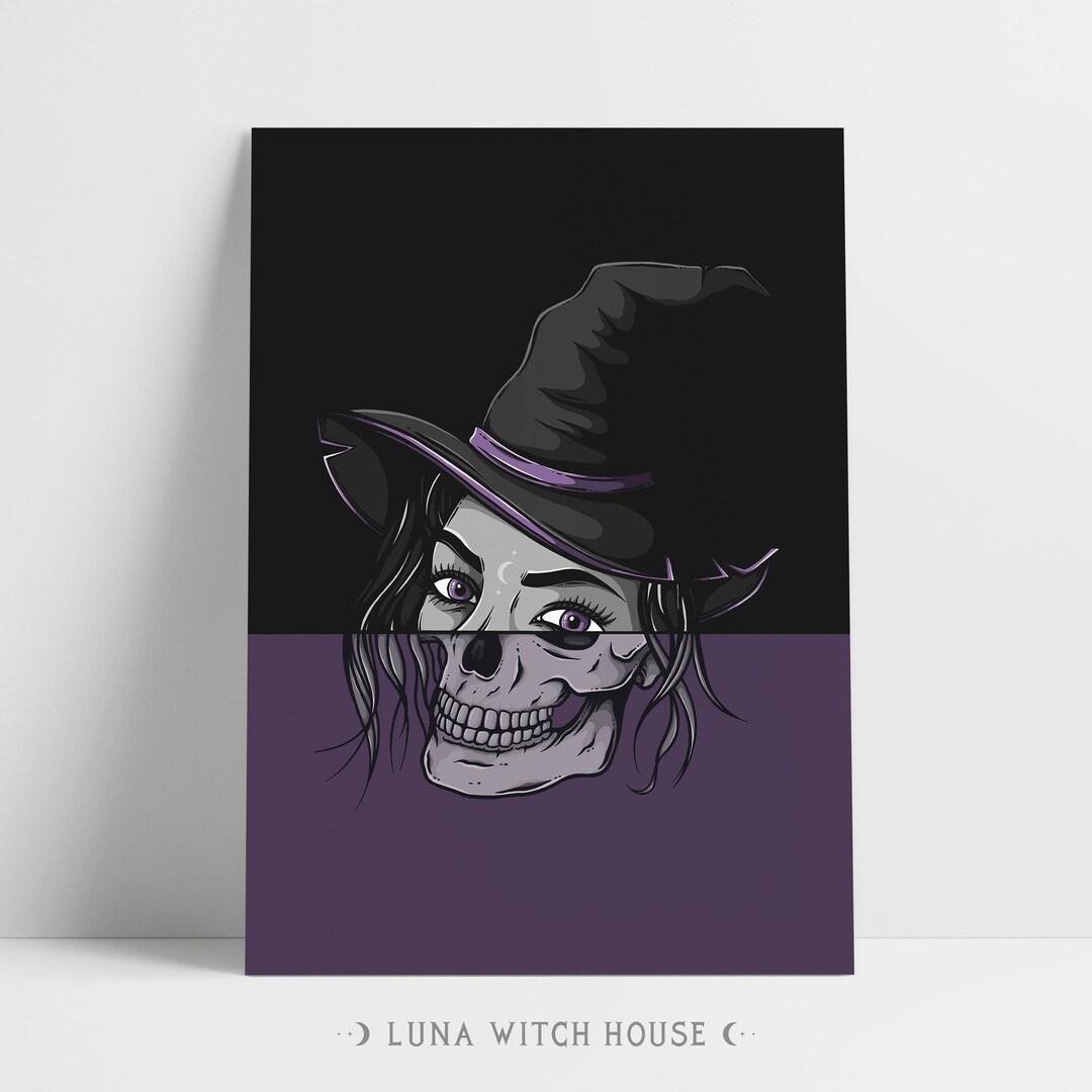Melting Witch Print || Witch Art Print, Wicked Witch, Witch Home Decor ...