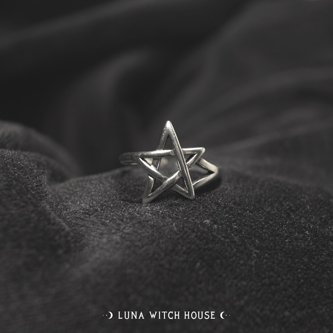 Striking Adjustable Star Ring Witch Ring, Star Ring, Adjustable Ring ...