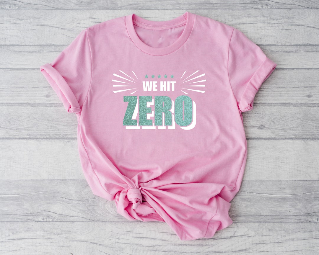 We Hit Zero Cheerleading T-shirt - Pink T-shirt - Cheerleading ...