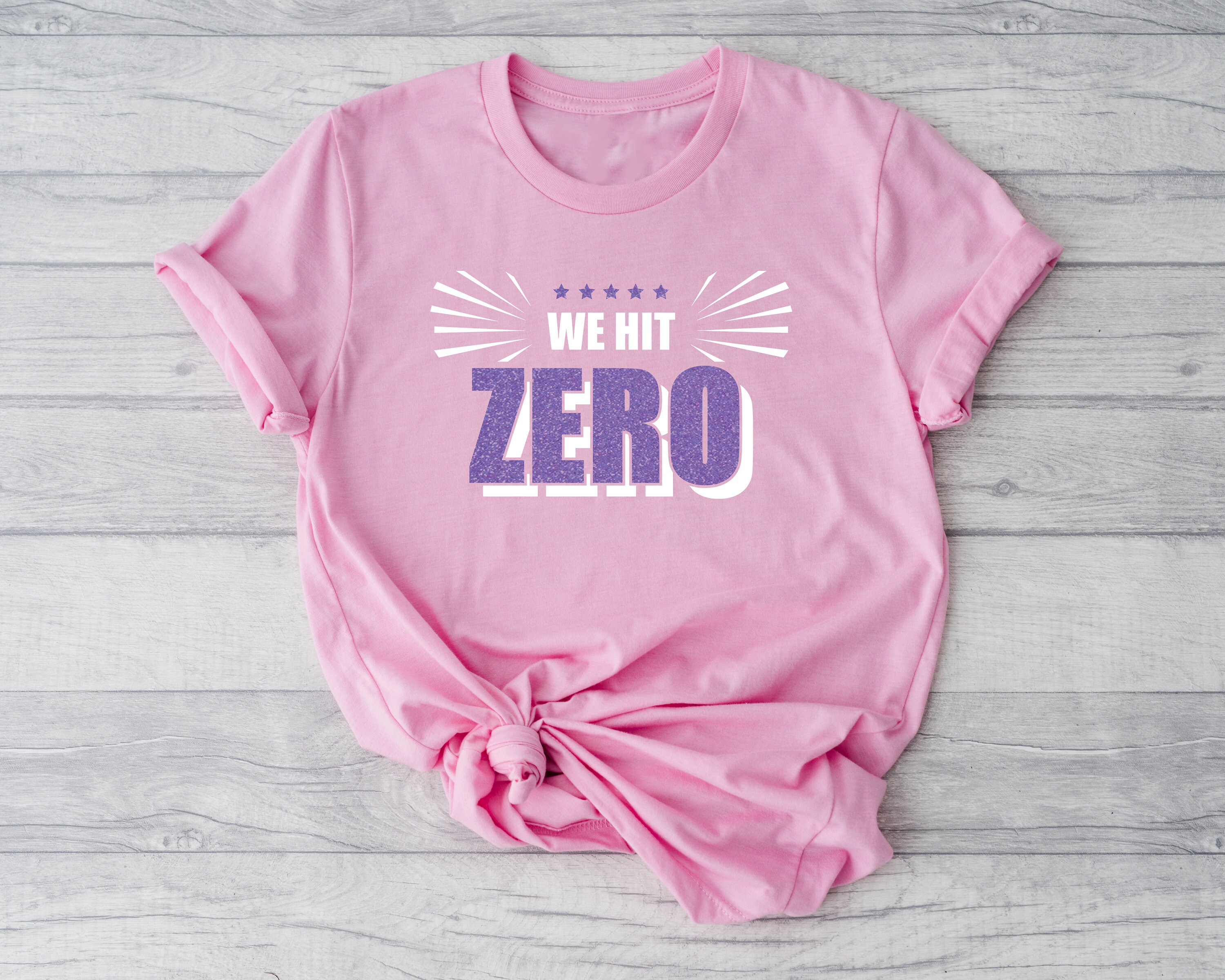 We Hit Zero Cheerleading T-shirt Pink T-shirt Cheerleading - Etsy