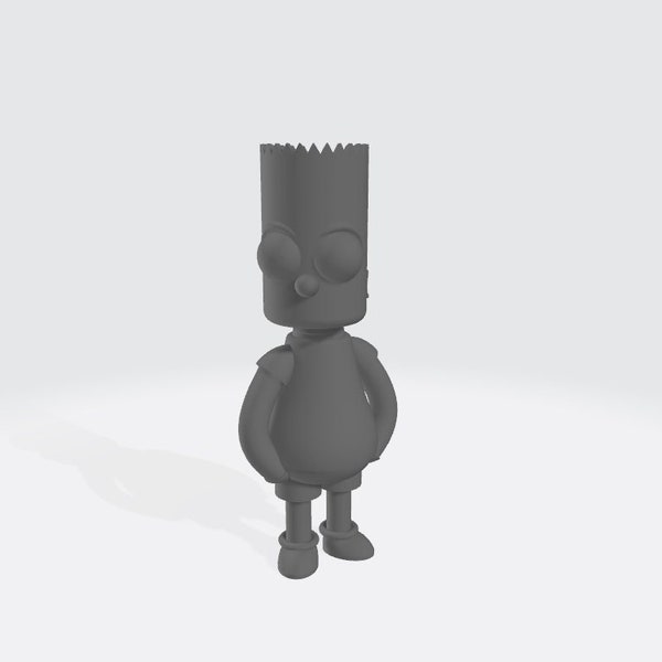 Bart Simpson Stl File - Etsy