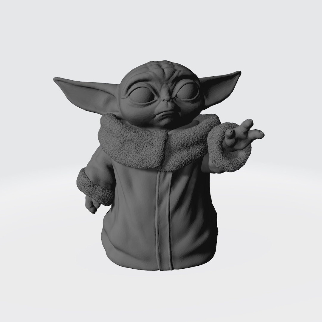 Baby Yoda 3d Stl File Ready to Print Models 3d Models 3d Figure Stl ...