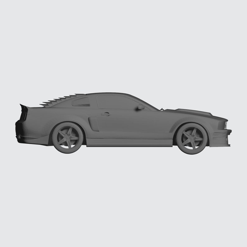 Ford Mustang Eleanor 3D Stl File Super Car 3d Stl File 3D Ready Model ...