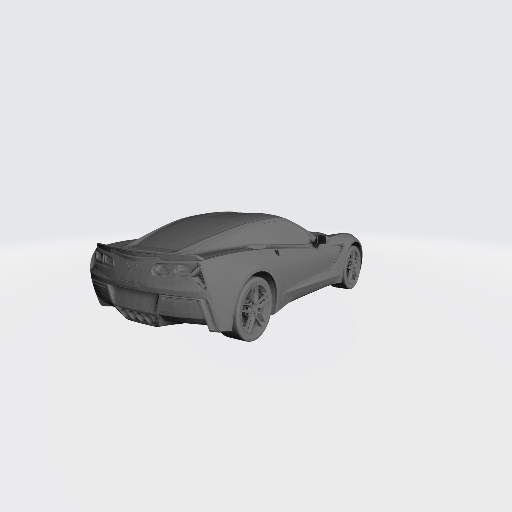 Chevrolet Corvette 3D Stl File Corvette Stl File Super Car 3d Stl File ...