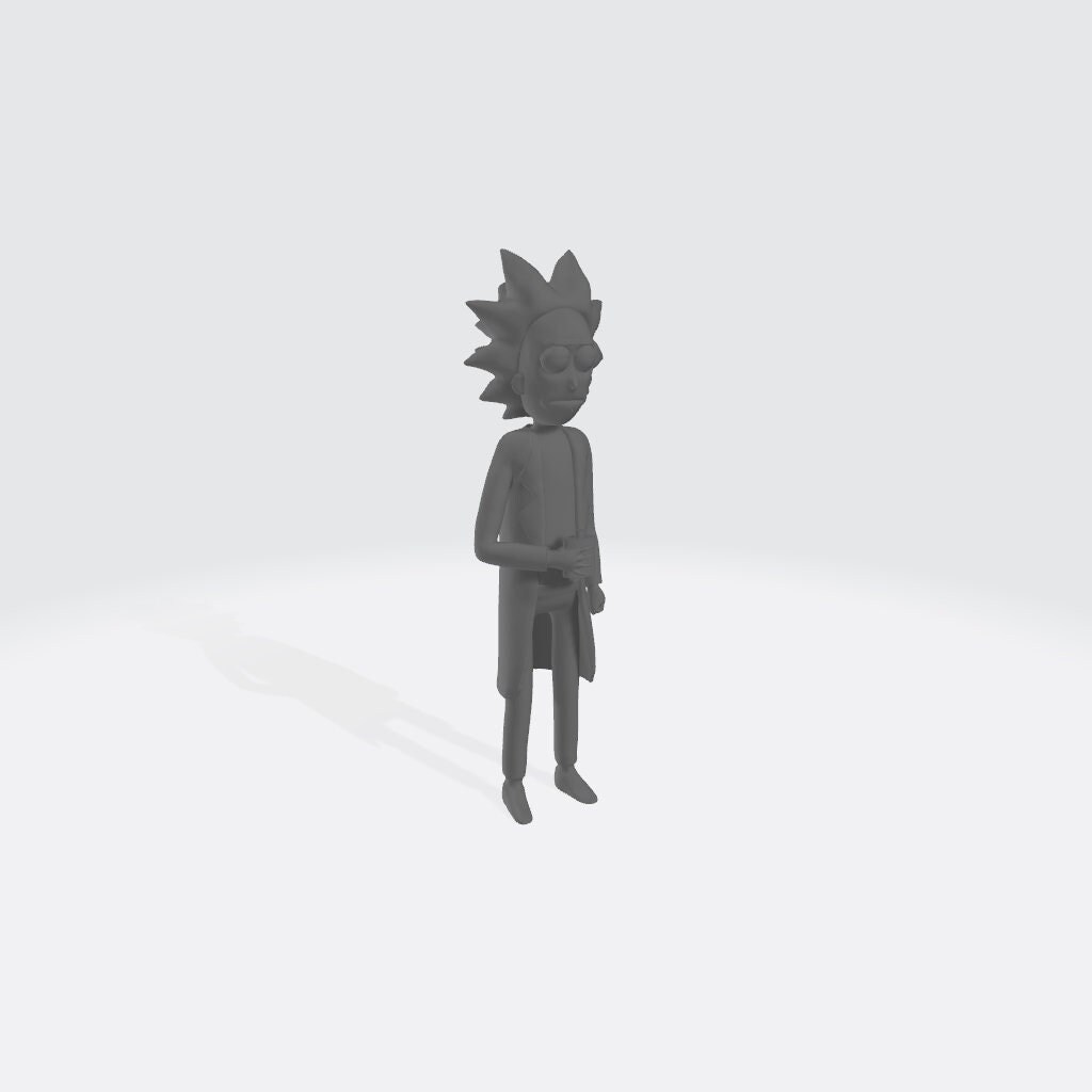 Rick 3d Stl File Rick and Morty Stl Ready to Print Models 3d Models 3d ...