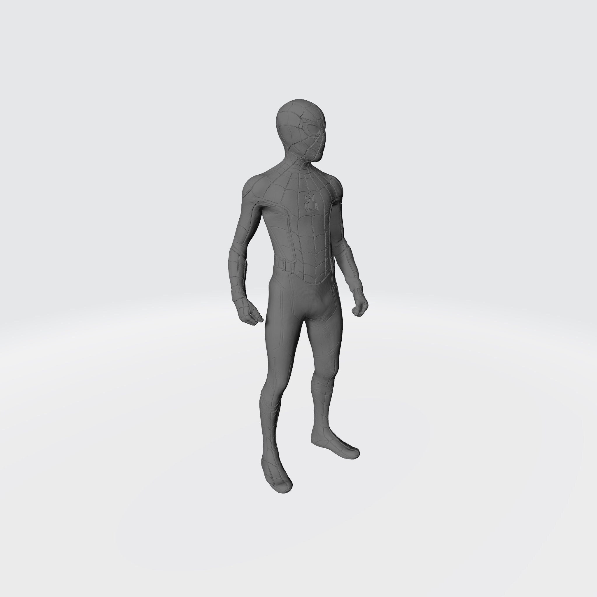 Spiderman 3d Stl File Super Hero Stl Ready to Print Models 3d Models 3d ...