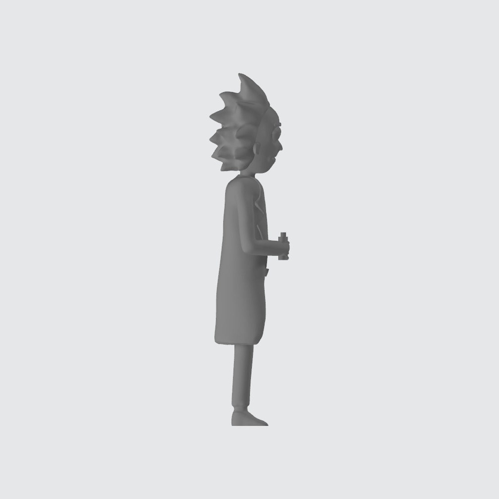 Rick 3d Stl File Rick and Morty Stl Ready to Print Models 3d Models 3d ...