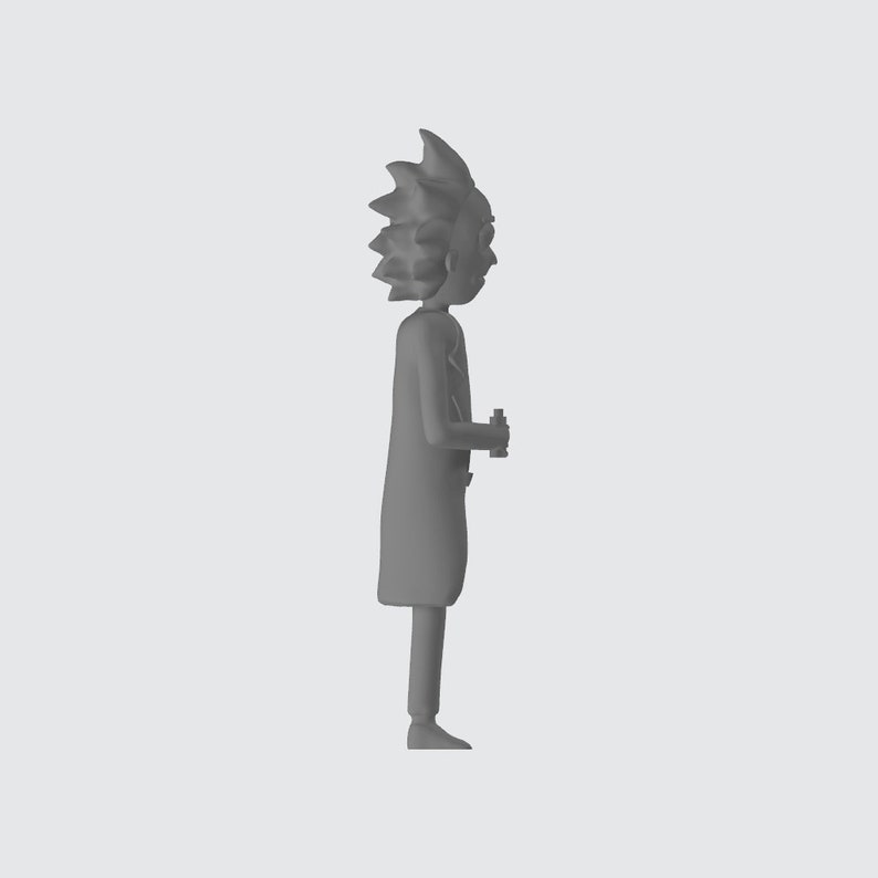 Rick 3d Stl File Rick and Morty Stl Ready to Print Models 3d Models 3d ...