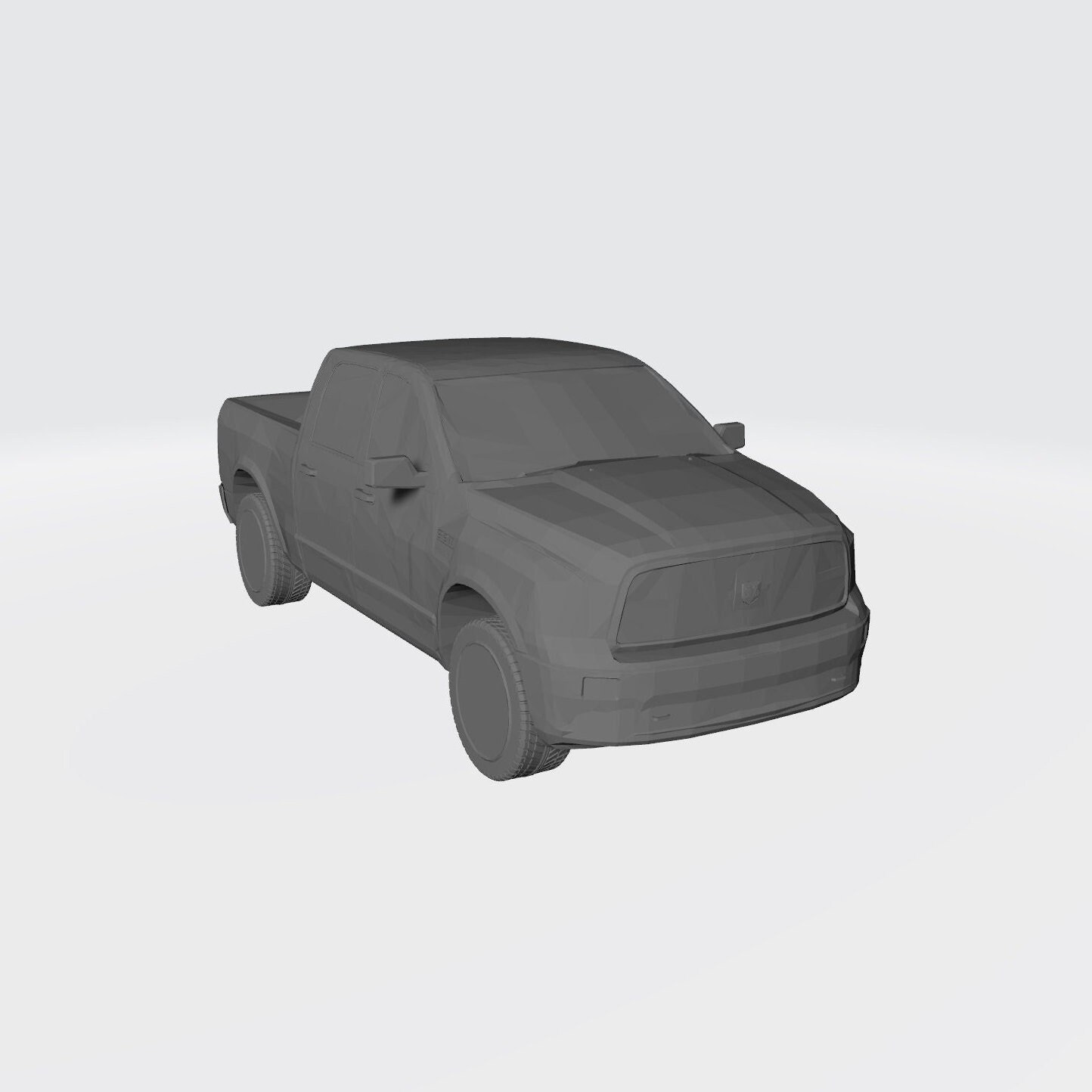 Dodge Ram 3D Stl File Doge Ram Stl File Car 3d Stl File 3D Ready Model ...