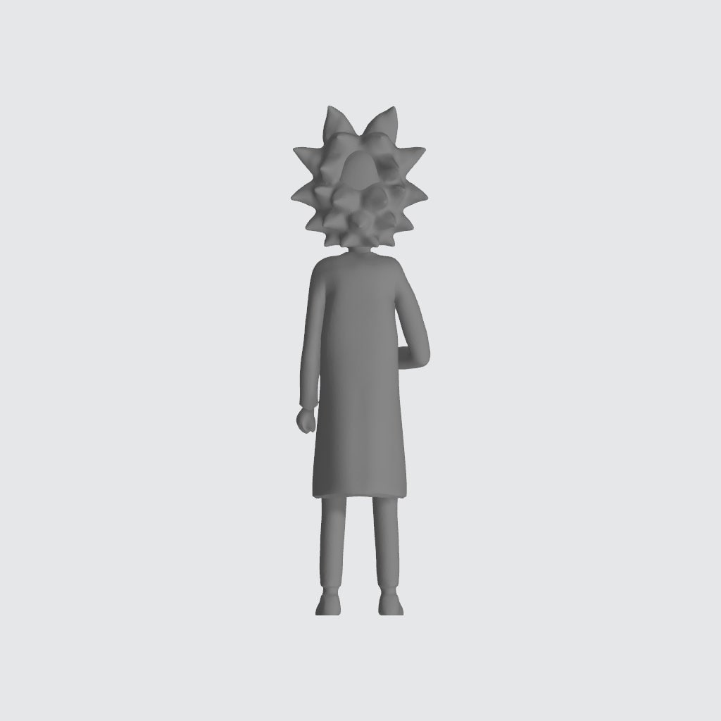 Rick 3d Stl File Rick and Morty Stl Ready to Print Models 3d Models 3d ...