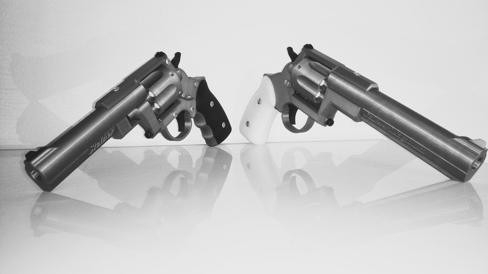 Revolver Gun 3D Stl File Iconic Gun Stl Custom Gun 3d Stl File 3D Ready ...