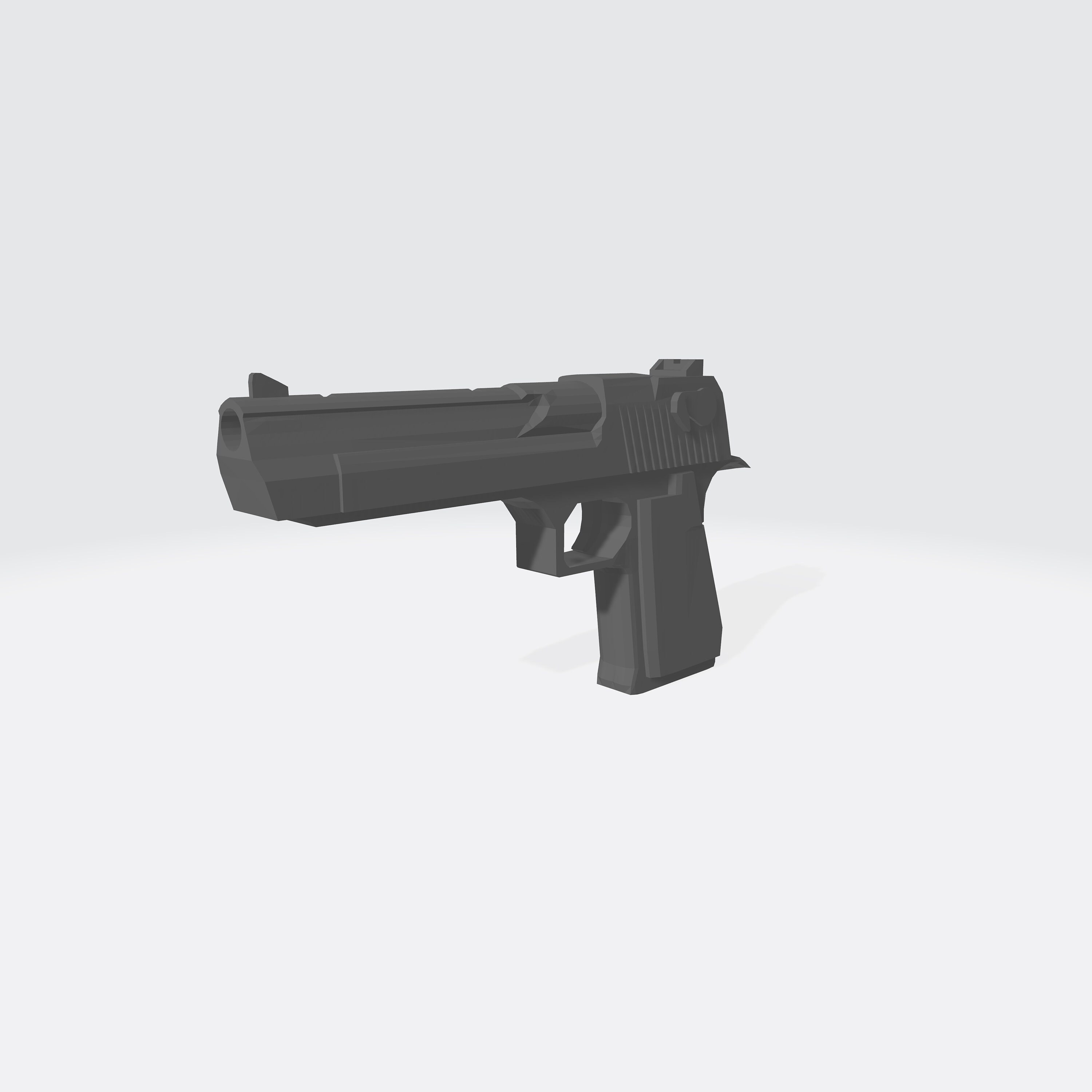 Desert Eagle Gun 3D Stl File Iconic Gun Stl Custom Gun 3d Stl File 3D ...