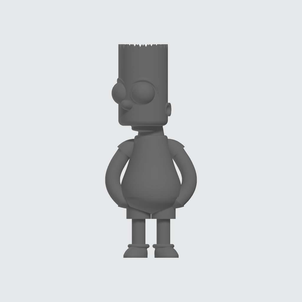Bart 3d Stl File Simpsons Stl Ready to Print Models 3d Models 3d Figure ...