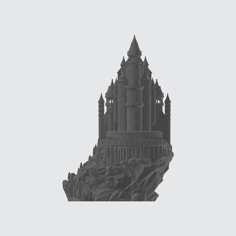 Medieval Castle 3d Stl File Ready to Print Models 3d Models 3d Figure ...