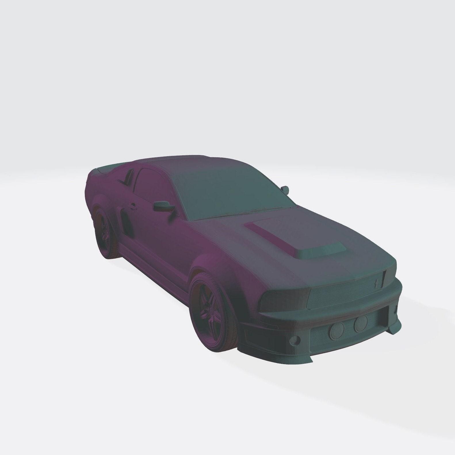 Ford Mustang Eleanor 3D Stl File Super Car 3d Stl File 3D - Etsy UK