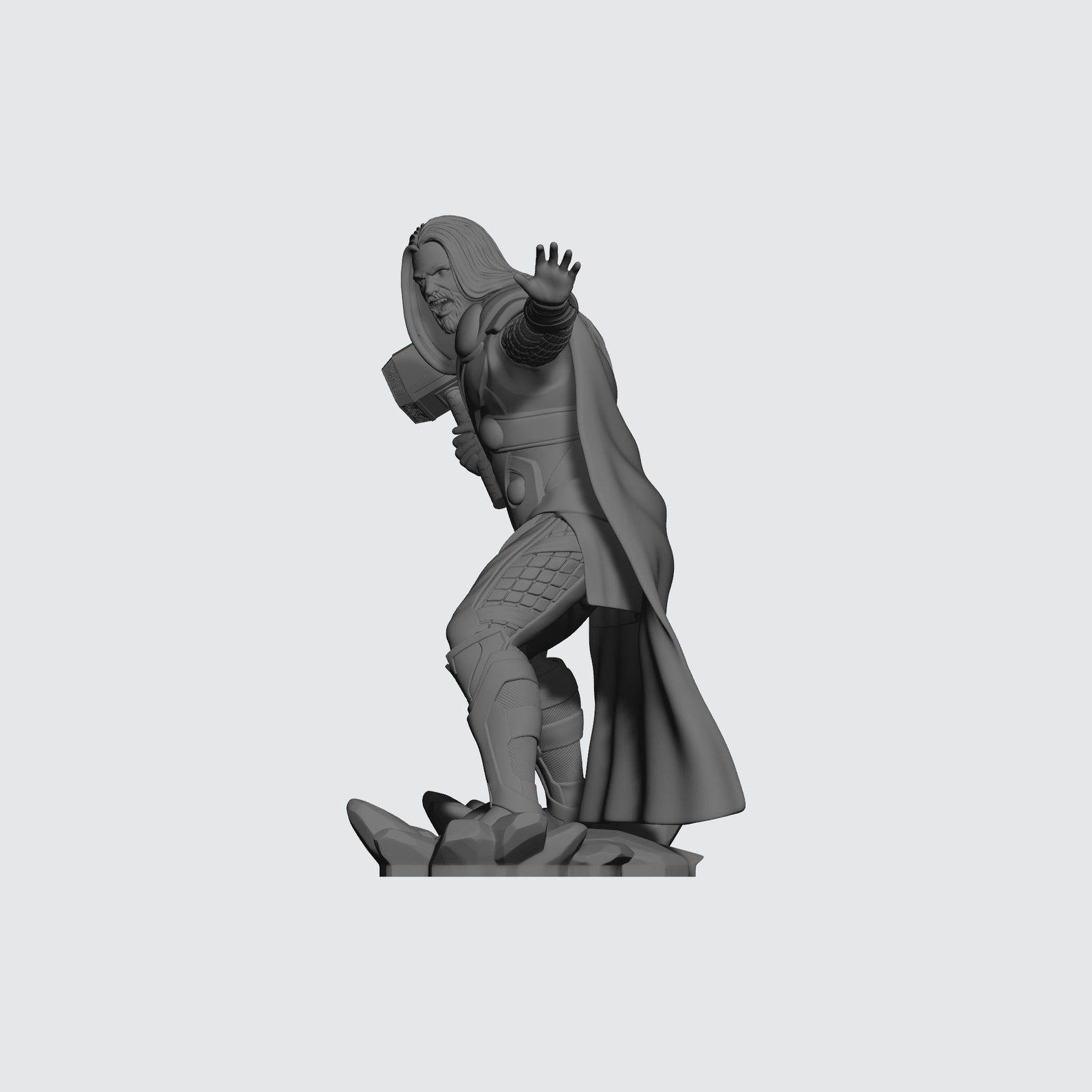 Thor 3d Stl File Super Hero Stl Ready to Print Models 3d Models 3d ...