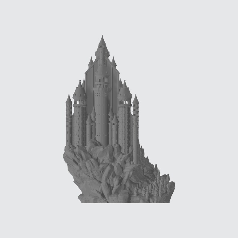 Medieval Castle 3d Stl File Ready to Print Models 3d Models 3d Figure ...