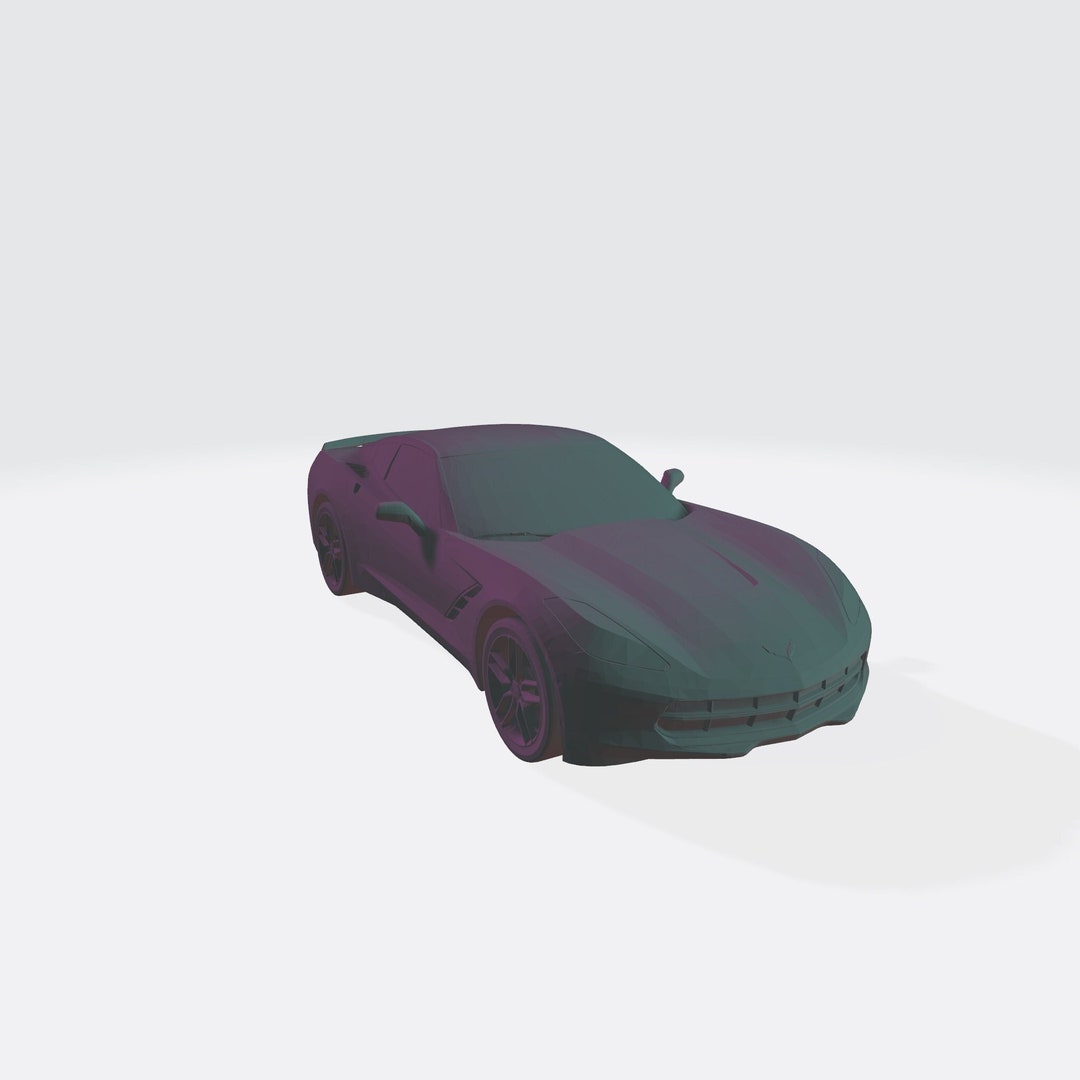 Chevrolet Corvette 3D Stl File Corvette Stl File Super Car 3d Stl File ...