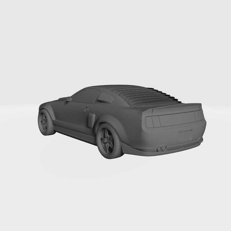 Ford Mustang Eleanor 3D Stl File Super Car 3d Stl File 3D Ready Model ...