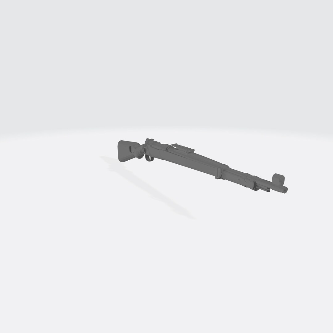 Kar 98 Gun 3D Stl File icónico Gun stl Custom Gun 3d Stl file 3D Ready ...