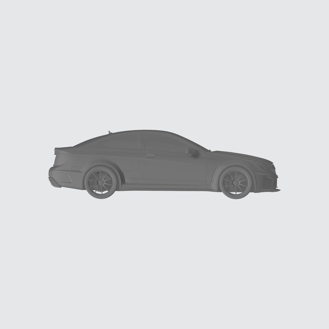 Mercedes C63 AMG 3D Stl File Iconic Cars Stl Super Car 3d Stl File 3D ...